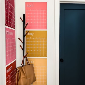 Reusable Large Wall Calendar 16 X 20 Inches | Undated | Erasable Paper ...