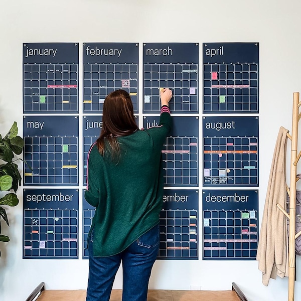 Extra Large Wall Calendar - Etsy