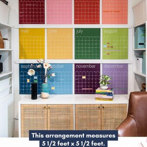 Reusable Large Wall Calendar 16 X 20 Inches | Undated | Erasable Paper ...
