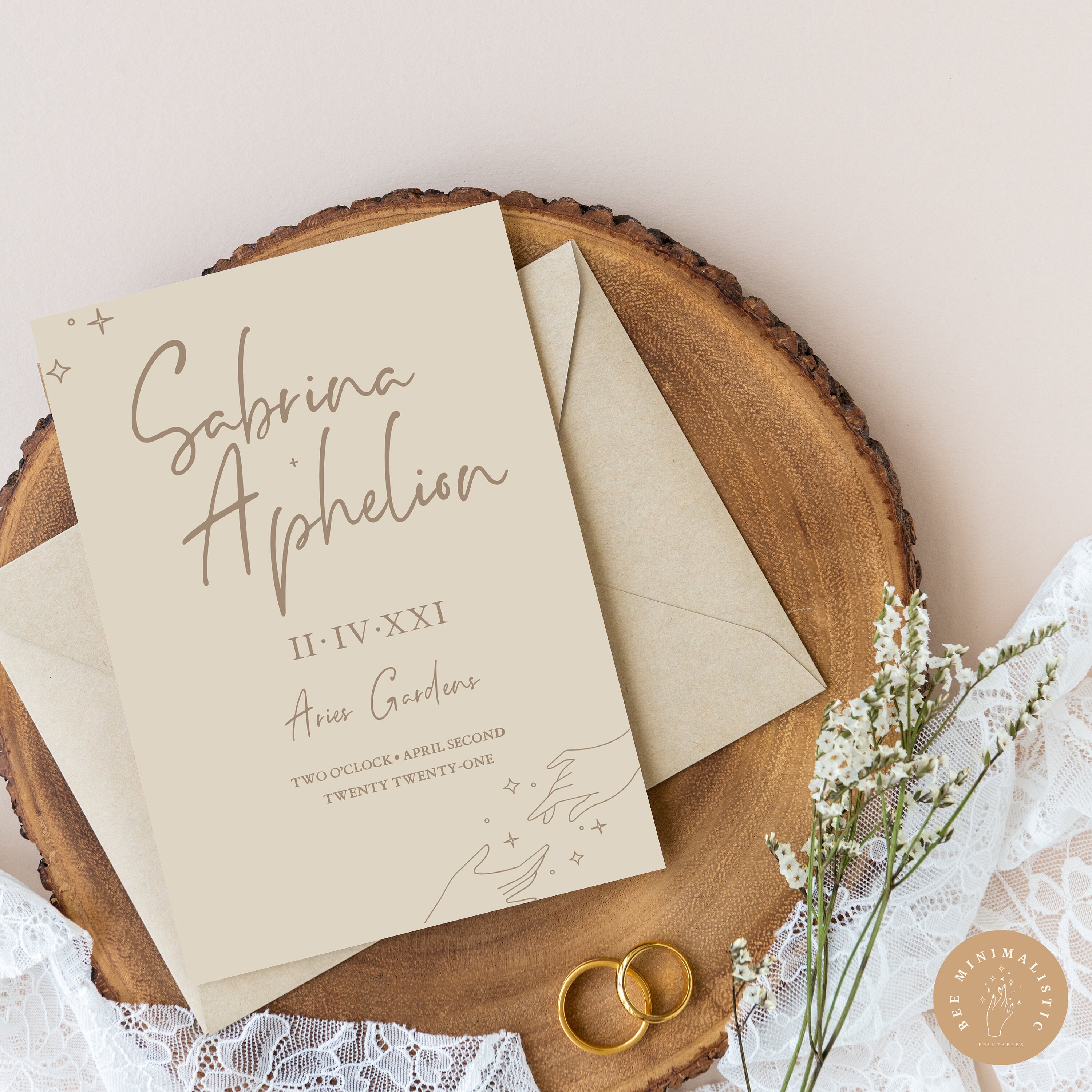 Tarot Wedding Invitations Boho Witch Wedding Wiccan Wedding - Etsy