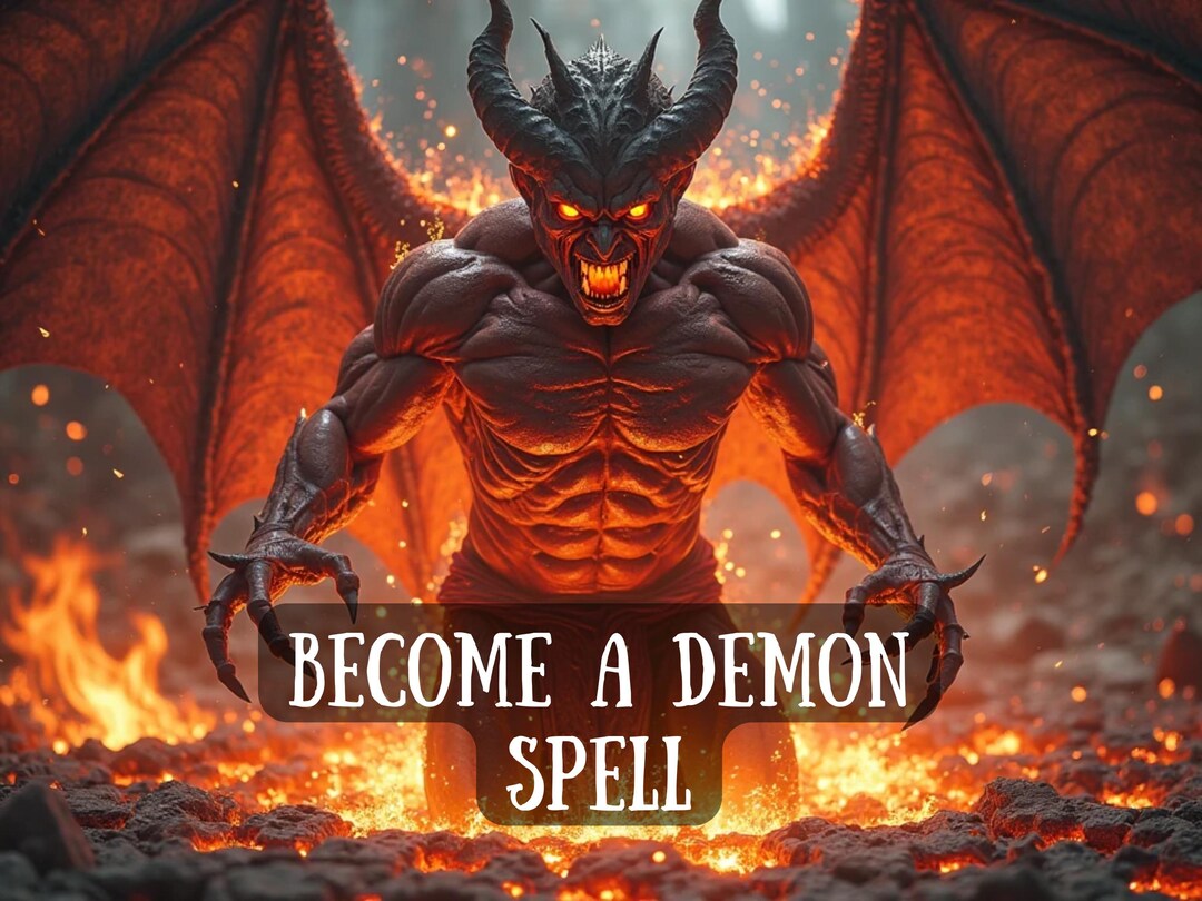 Living Demon Spell | Demon Transformation | Dark Power Spell | Infernal ...