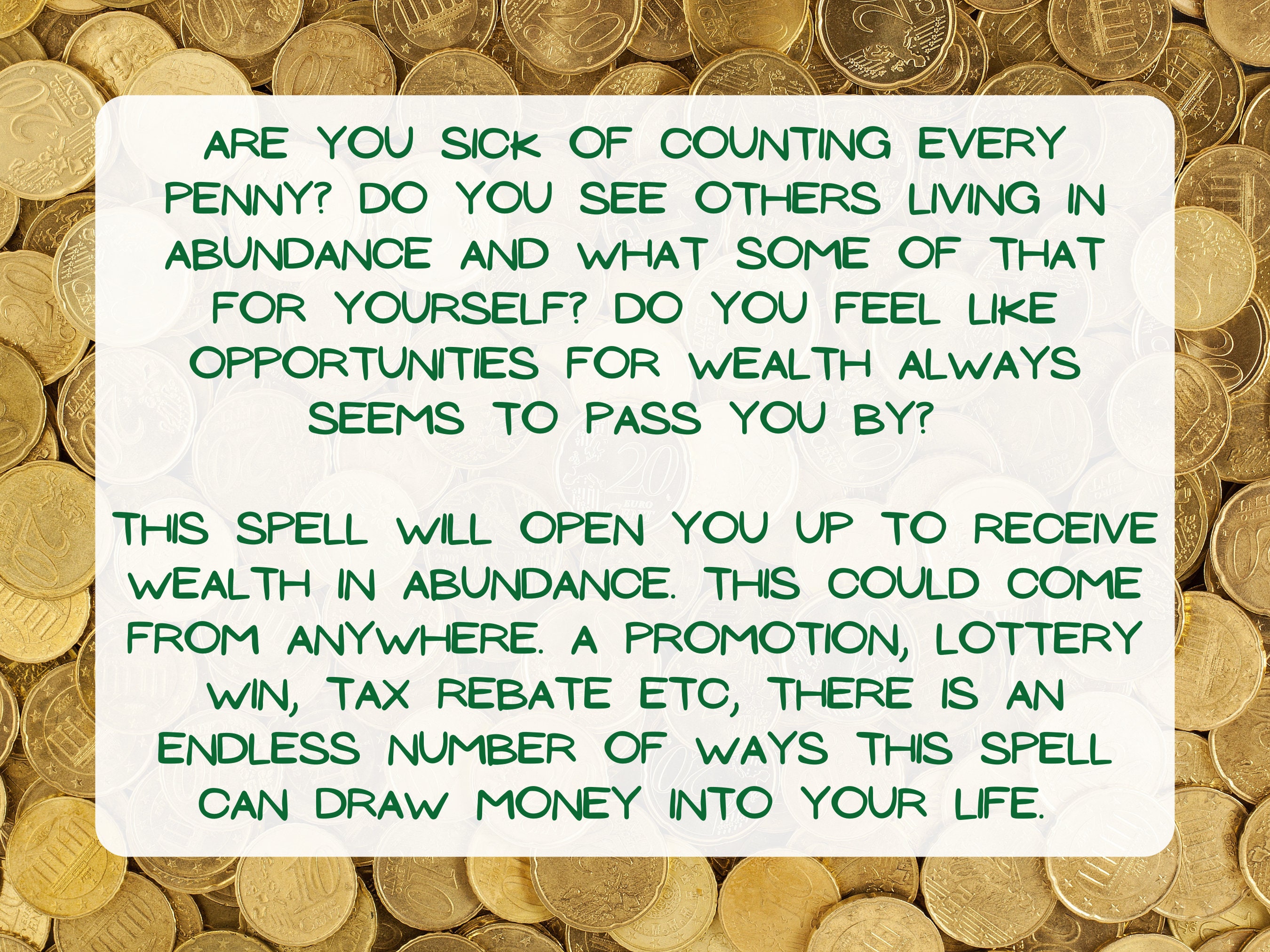 Money Spell Attract Wealth in Your Life Powerful Get Rich Spell Casting ...