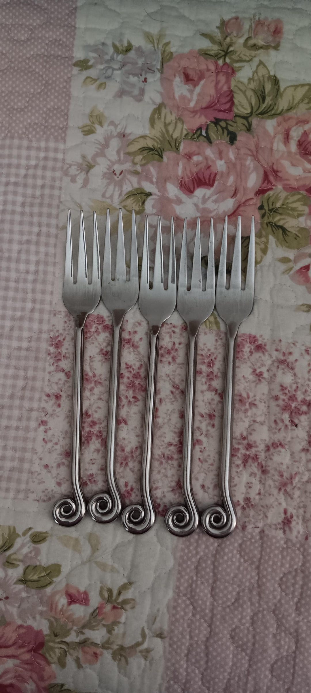 5 Pottery Barn Silverware - Treble Clef Aka Swirl Collection - Etsy