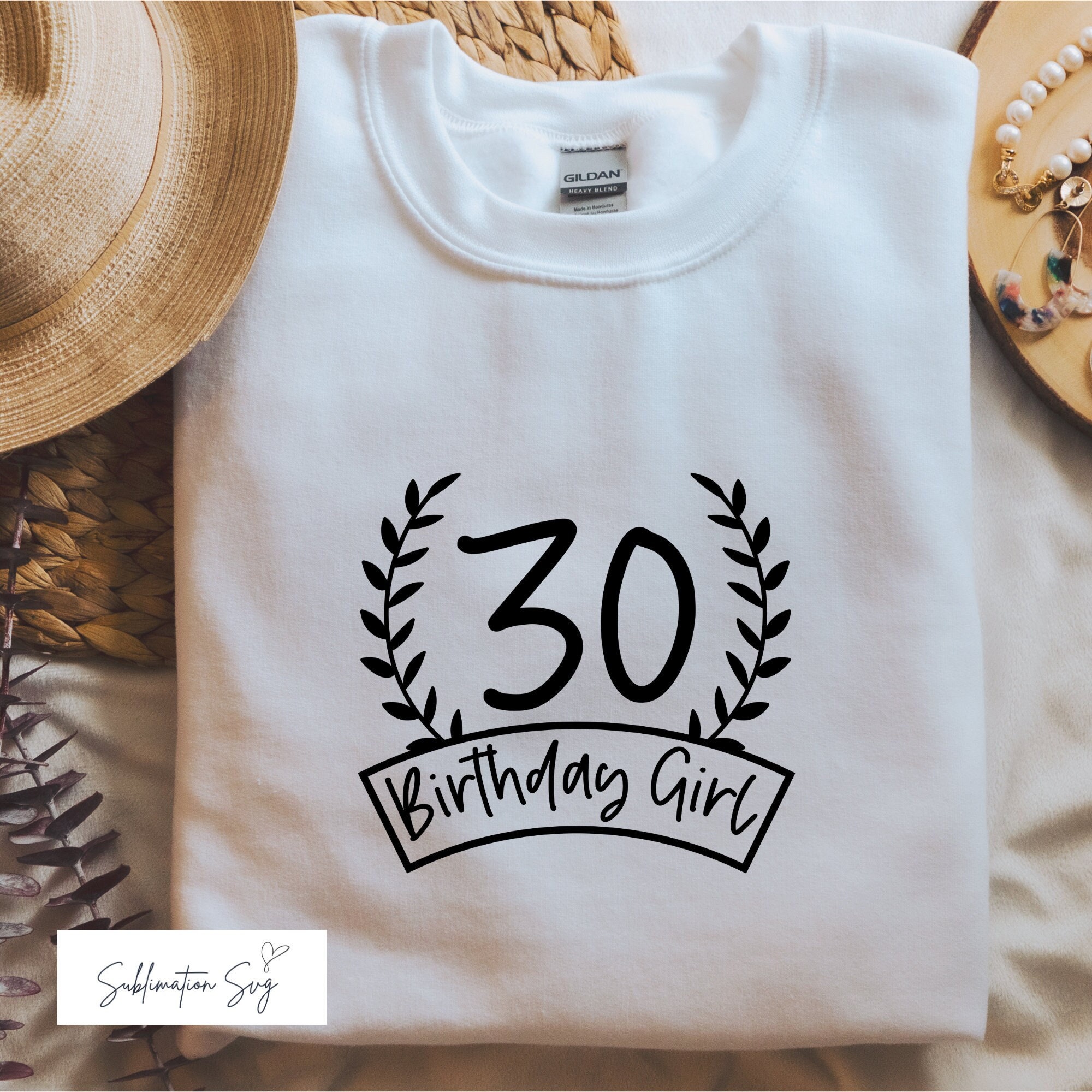30th Birthday Svg 30 Birthday Girl Png Birthday Queen Svg - Etsy Canada