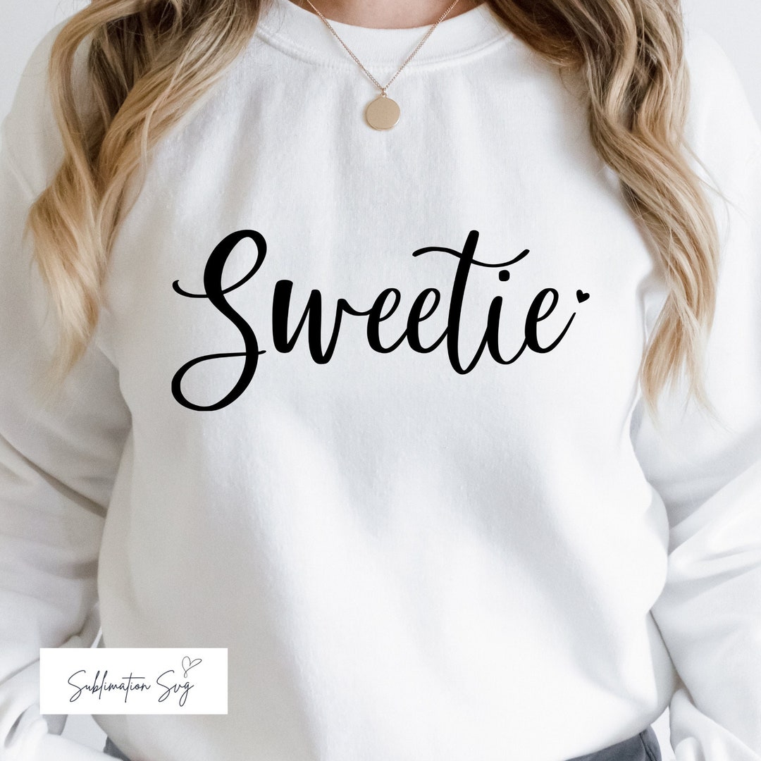 Sweetie Svg Palabras lindas Svg Eslóganes de palabras - Etsy México