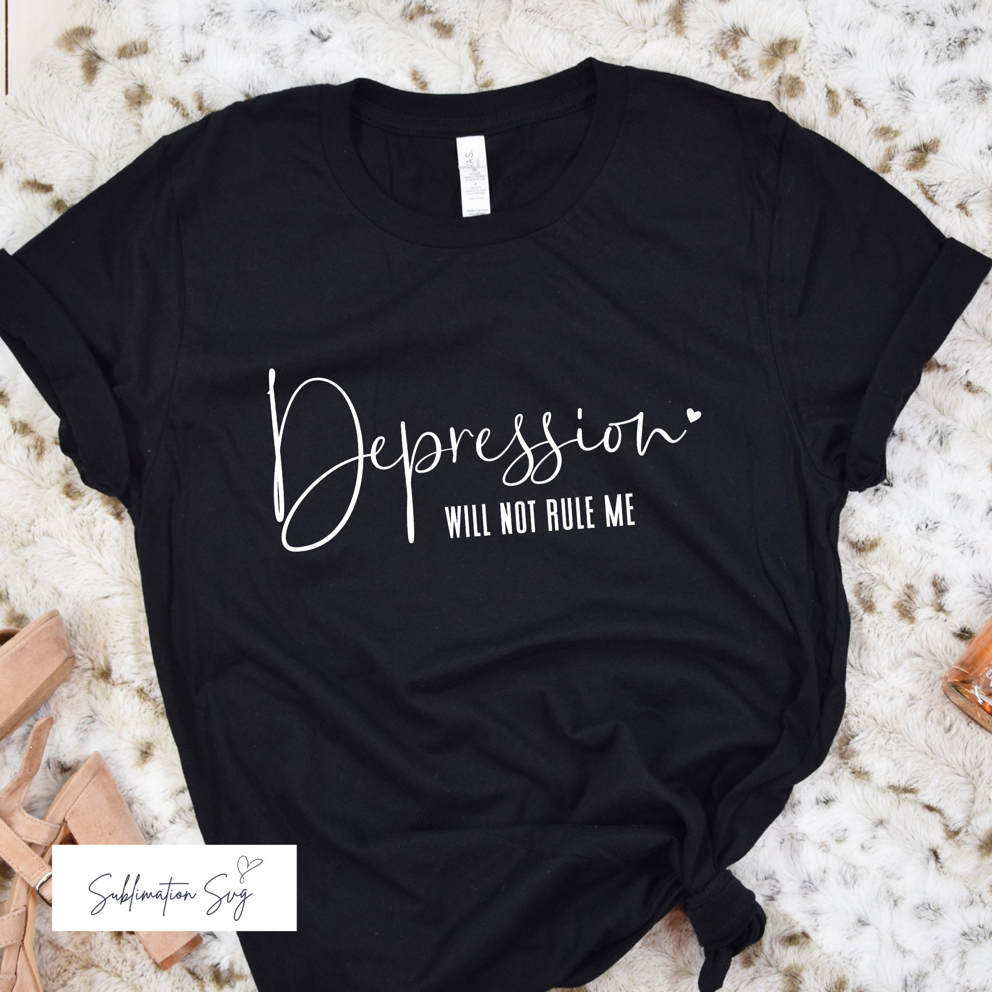 Depression Svg Mental Health Png Empower Quotes - Etsy