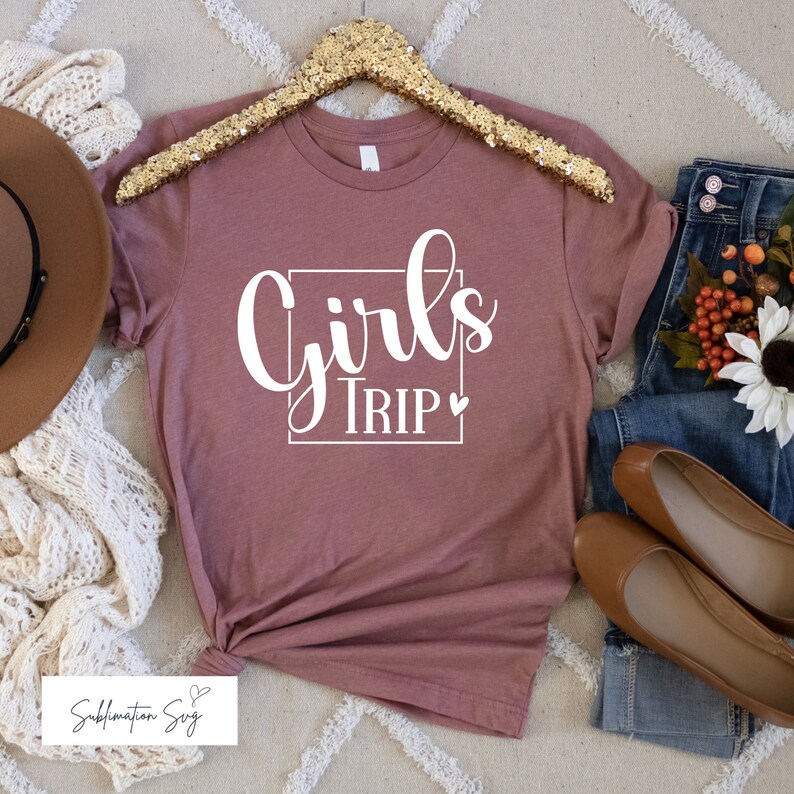 Girls Trip Svg Vacation Quotes Travel T-shirt Designs | Etsy