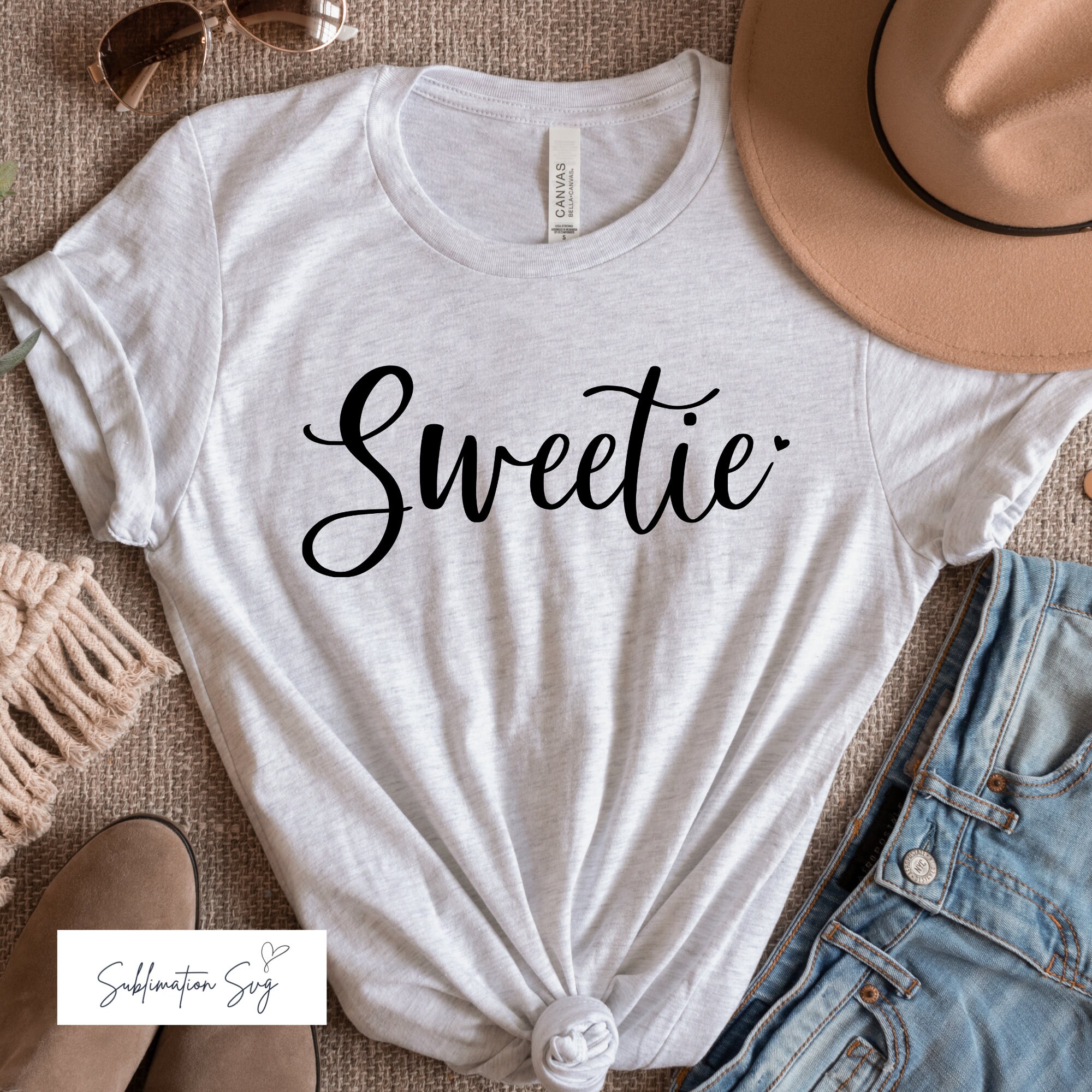 Sweetie Svg Palabras lindas Svg Eslóganes de palabras - Etsy México