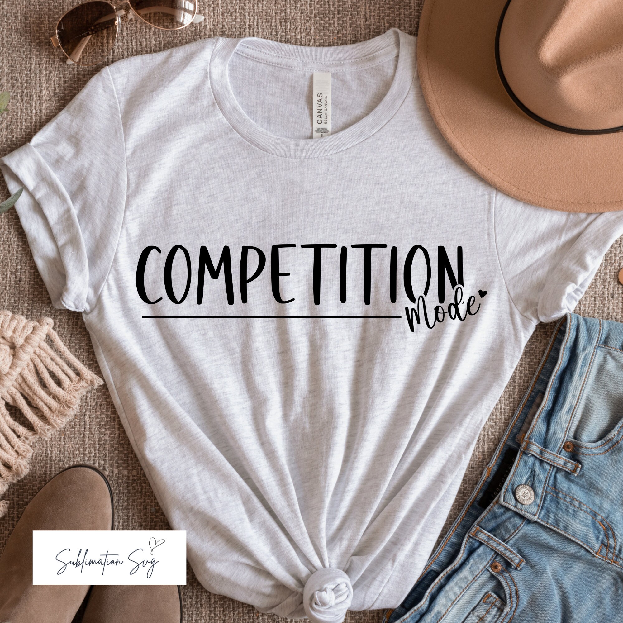 Competition Mode Cheer Svg Cheerleader Png Gymnastics Cutting File ...