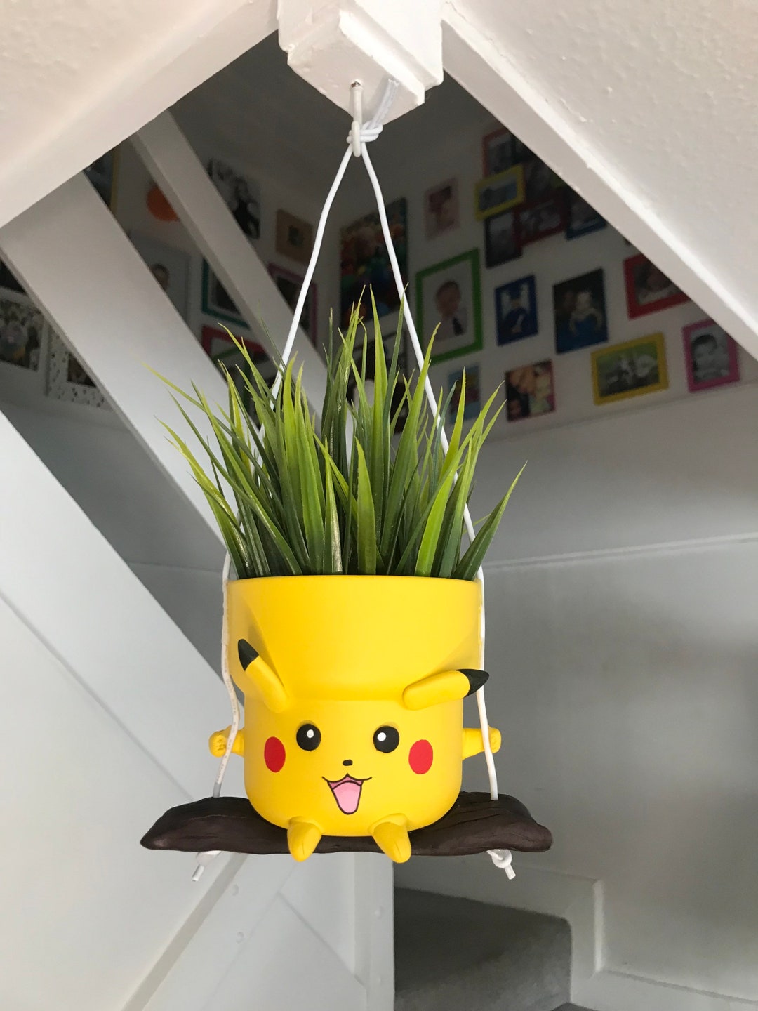 Pokemon Pikachu Cute Hanging Planter Plant Pot Available in 9cm or 12cm ...