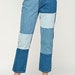 Color Block Jeans - Etsy