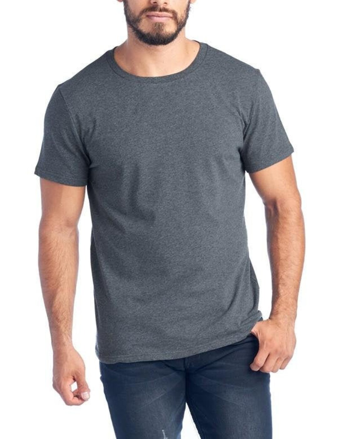 Men's Basic Round Neck - Etsy