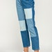 Color Block Jeans - Etsy
