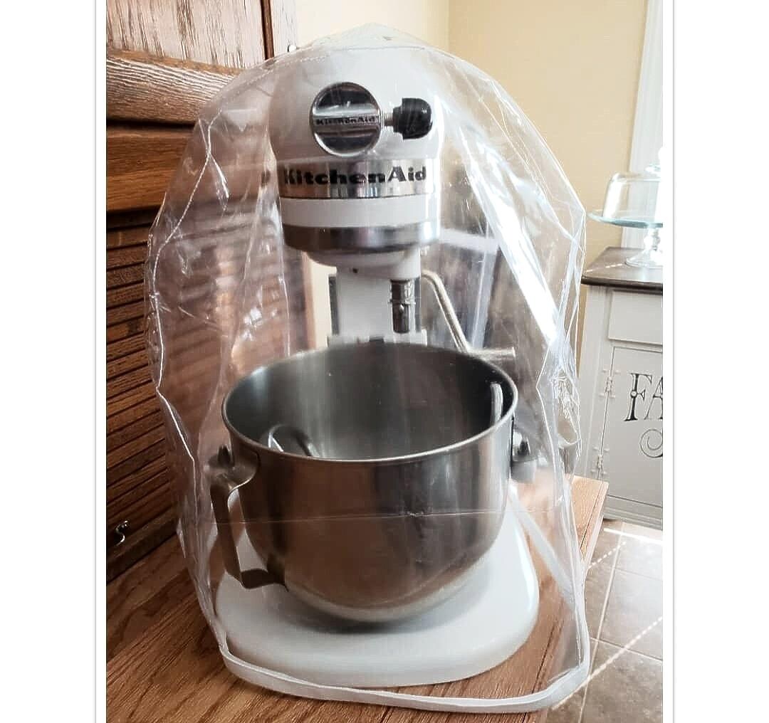 Clear Mixer Cover Shown With White Trim & Back Pocket - Etsy
