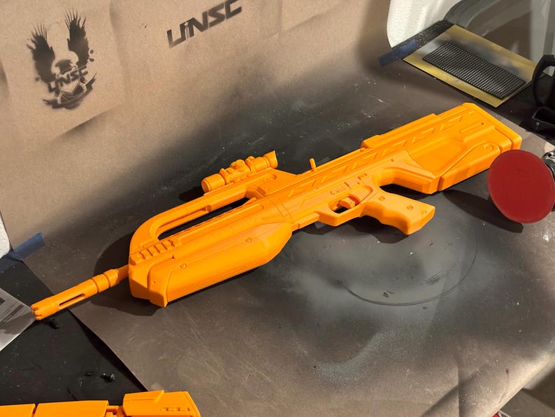 Halo BR75 Battle Rifle Cosplay UNSC Weapon Replica Prop | ODST - Etsy