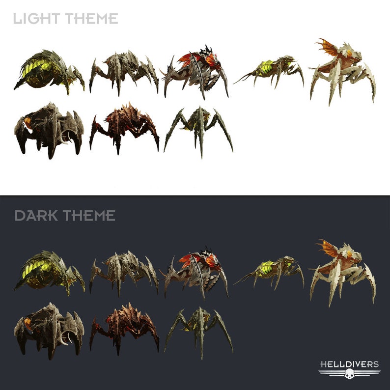 HELLDIVERS 2 TERMINIDS EMOJI Bundle Bug Enemy Emoji Pack Bile Titan ...