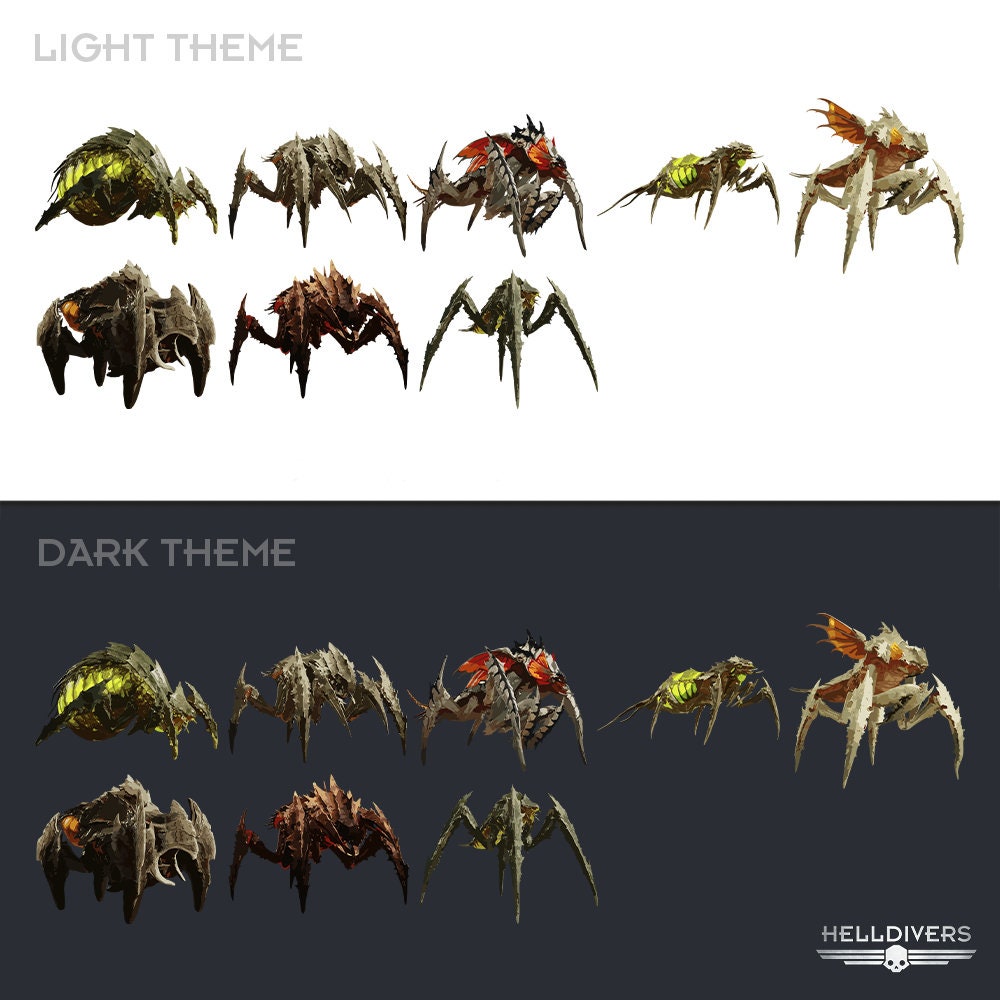 HELLDIVERS 2 TERMINIDS EMOJI Bundle Bug Enemy Emoji Pack Bile Titan ...