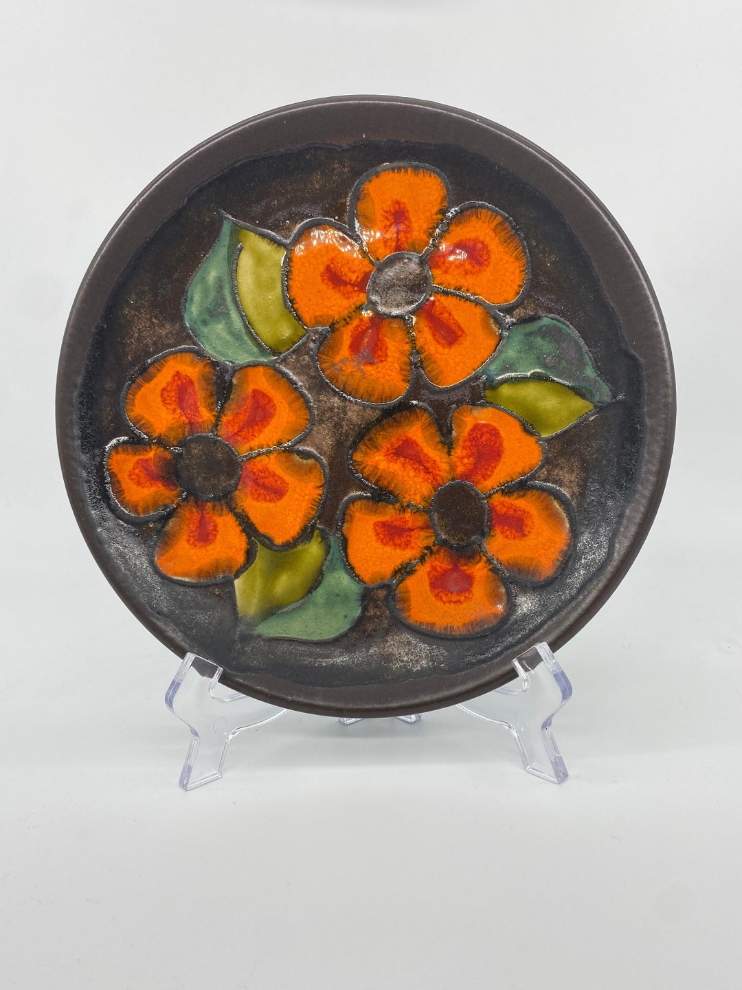 Ruscha Plate Flower Design 717 Germany - Etsy