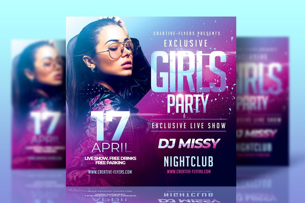 Blank Nightclub Flyers