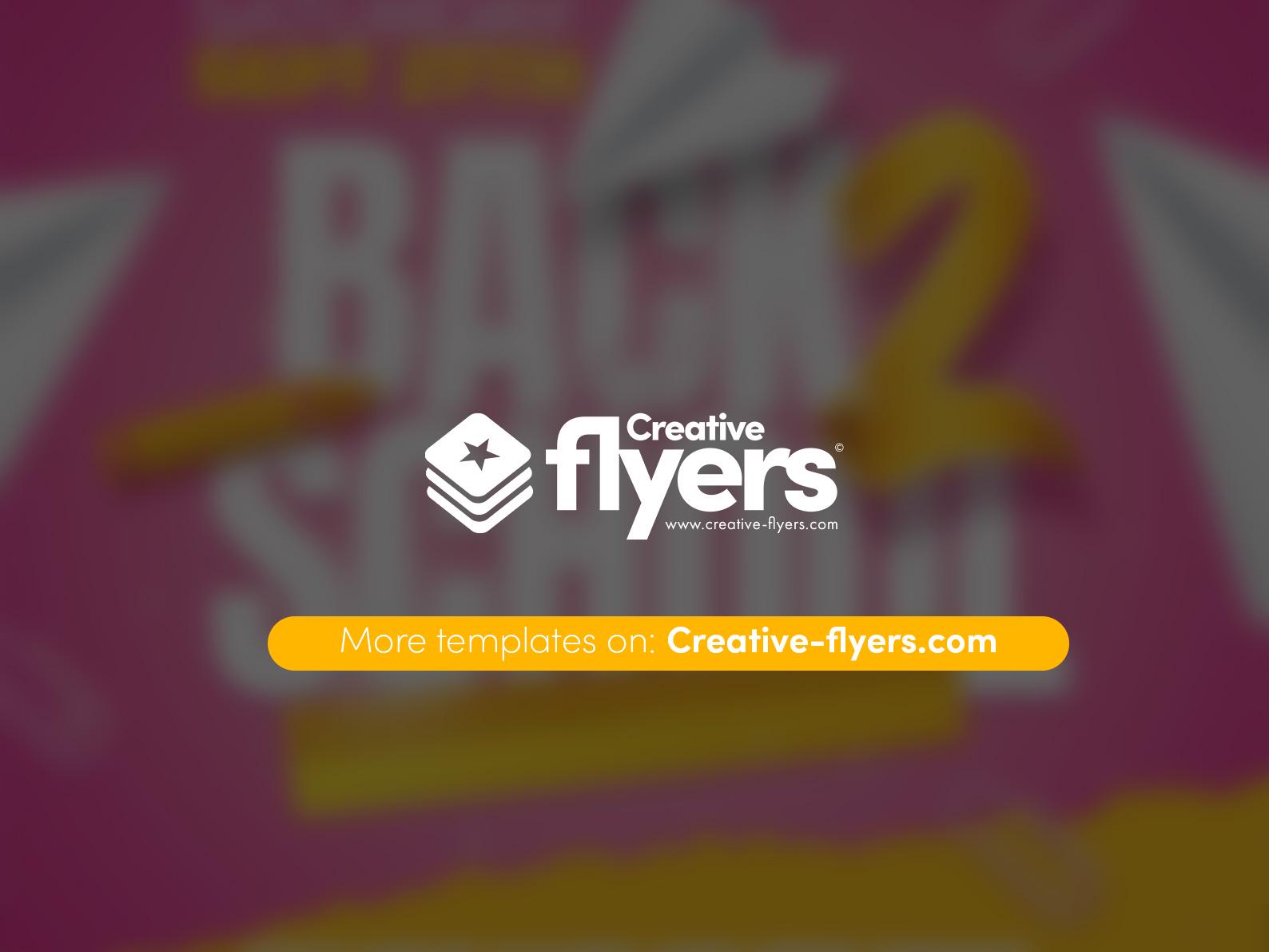 Back to School Flyer Template: 4x4 Photoshop Graphic (PSD File) - Etsy