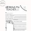Teacher Gift, Teacher Appreciation Week Printable, Teacher Survey ...