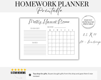 Printable Editable 2023-2024 School Planner School Calendar - Etsy