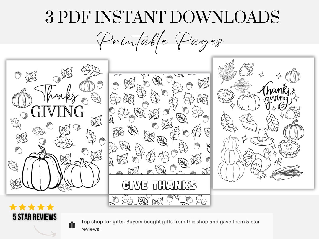 Thanksgiving Coloring Sheets Fall Printable Kids Thanksgiving Fall ...