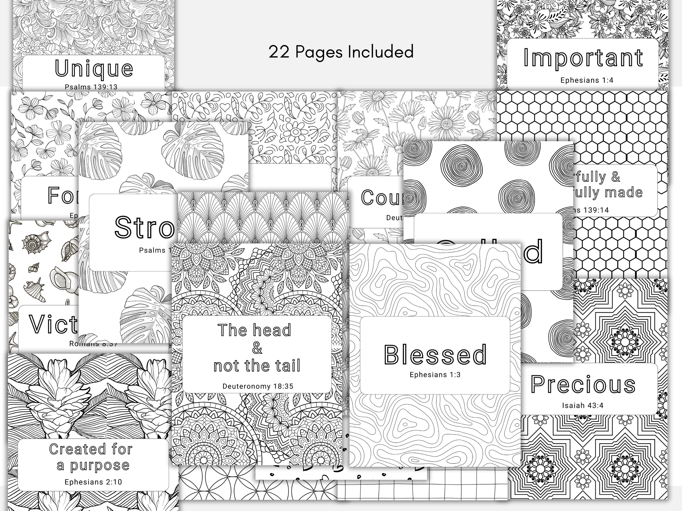 Identity in Christ Coloring Pages Activity Pages for Kids Coloring ...