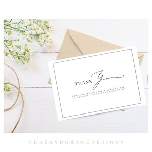Printable Customer Thank You Notes | Melaleuca Packaging Inserts ...