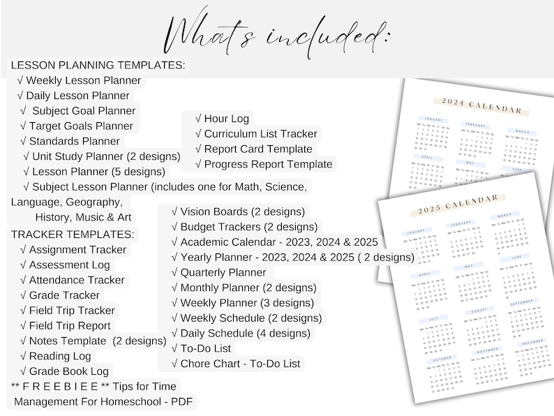 Homeschool Planner Printable 100 Pages Instant Download Homeschool ...