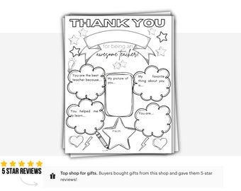 Teacher Appreciation Week Coloring Page Thank You Teacher Printable ...