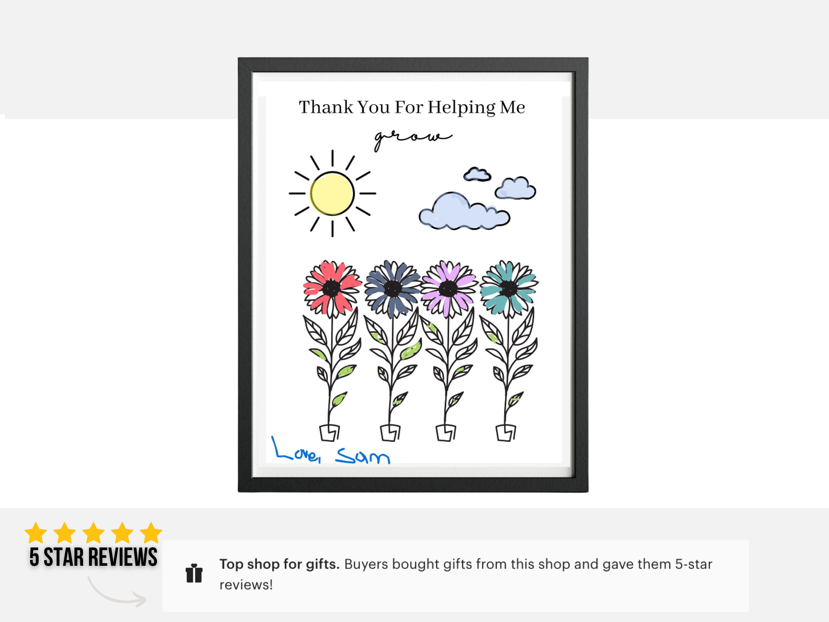 Teacher Thank You Cards Printable Teacher Appreciation Gift Thank You ...