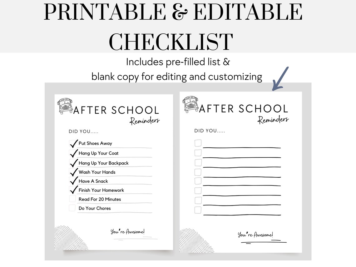 Printable Editable 2023-2024 School Planner School Calendar - Etsy