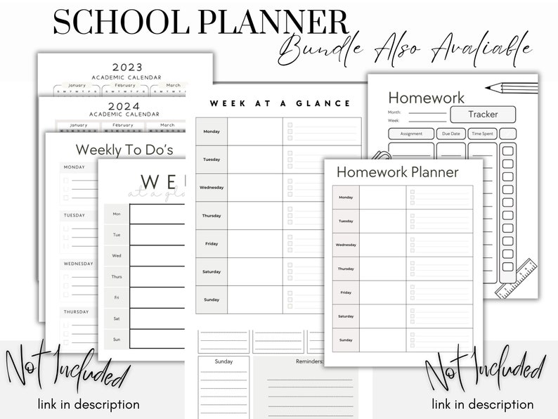 Lesson Plan Template Lesson Planner Printable Homeschool Teacher ...