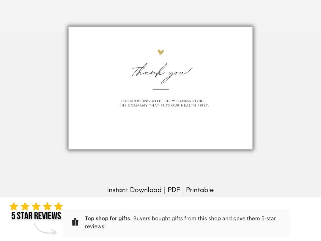 Printable Customer Thank You Notes | Melaleuca Packaging Inserts ...
