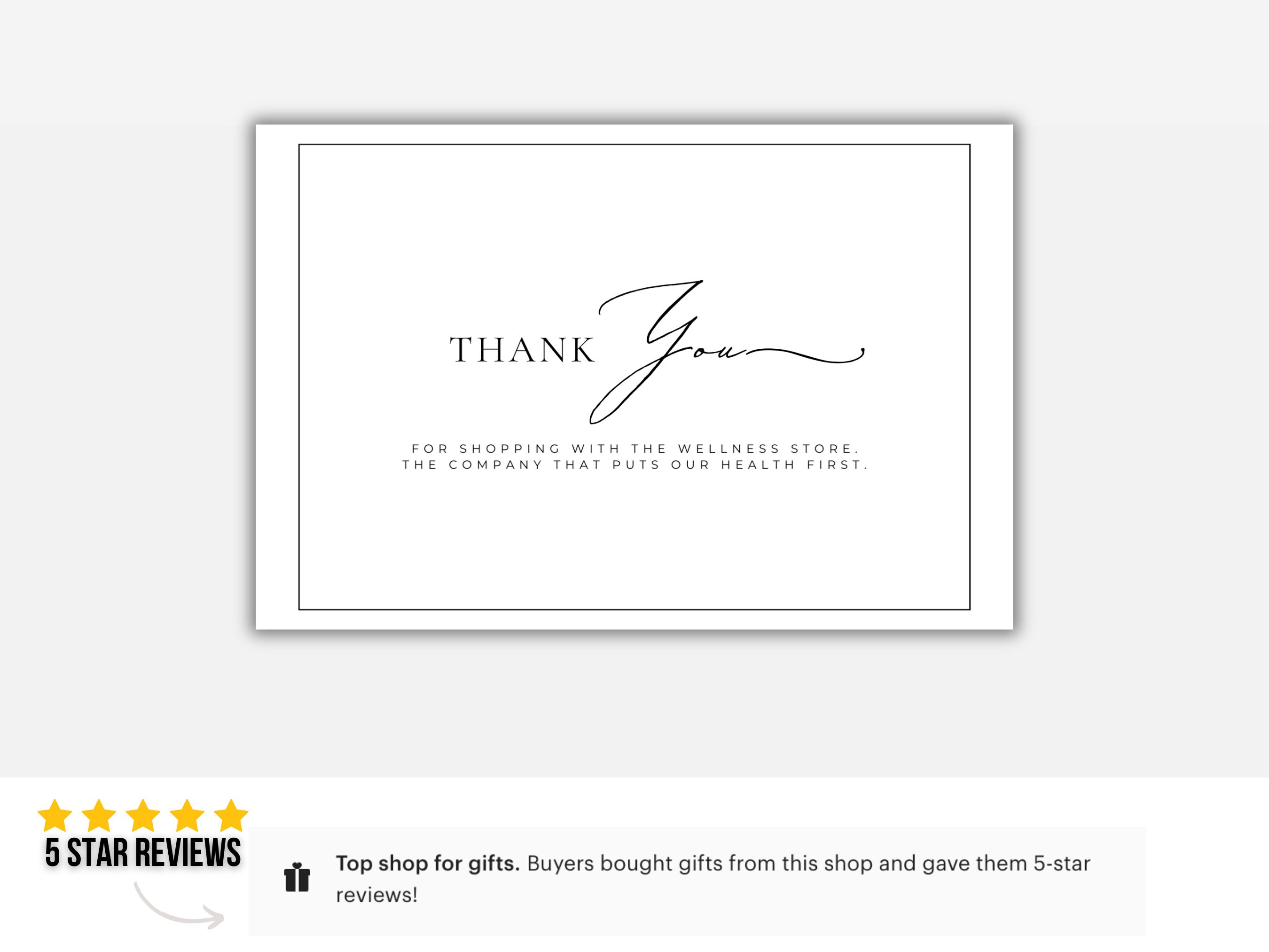 Printable Customer Thank You Notes Melaleuca Packaging Inserts Thank You Card Insert Thank You