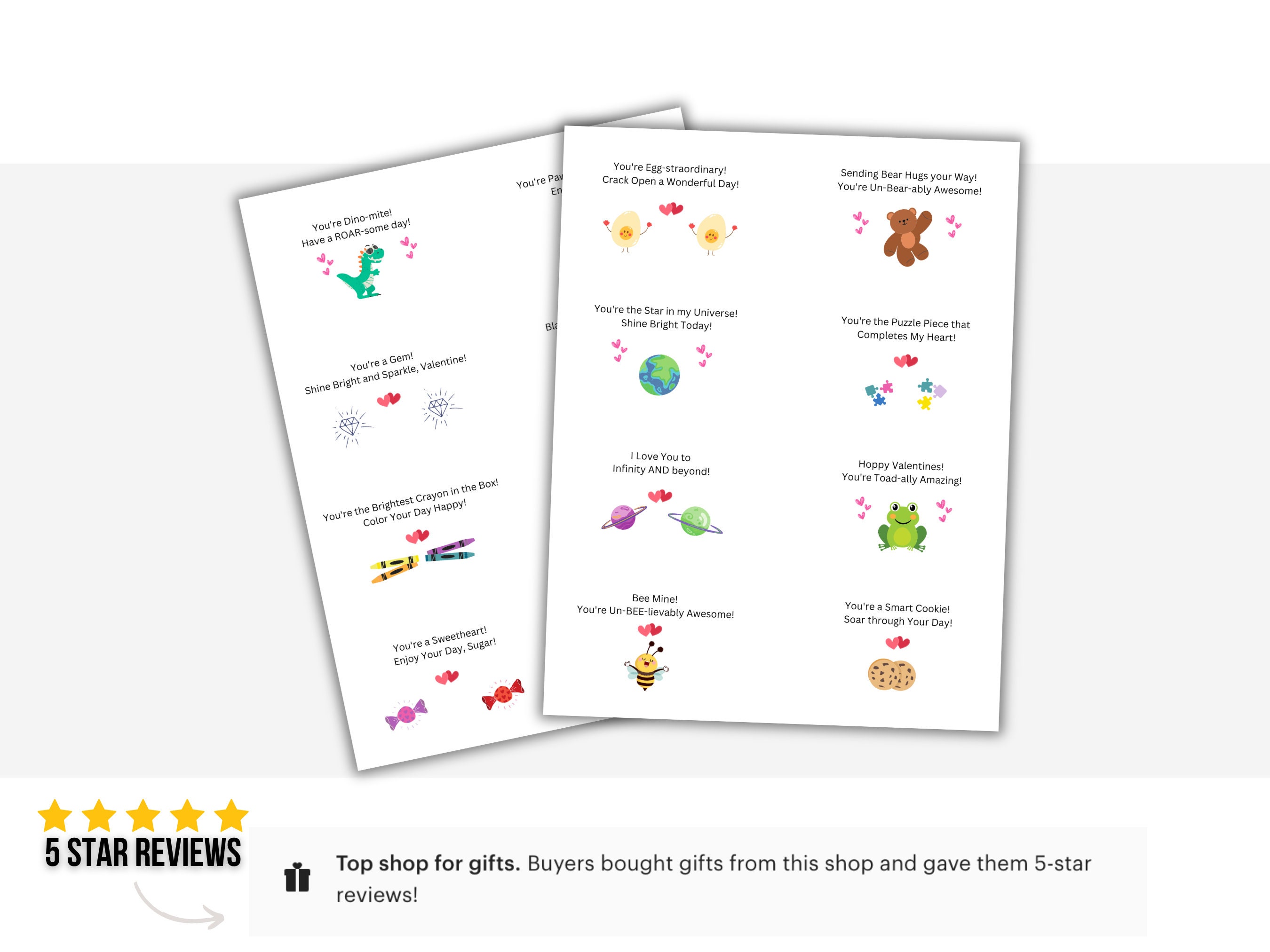 Lunchbox Note Cards for Kids Printable Valentines for Kids Lunchbox ...