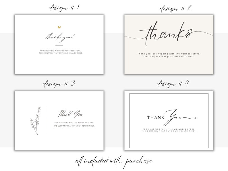 Printable Customer Thank You Notes | Melaleuca Packaging Inserts ...