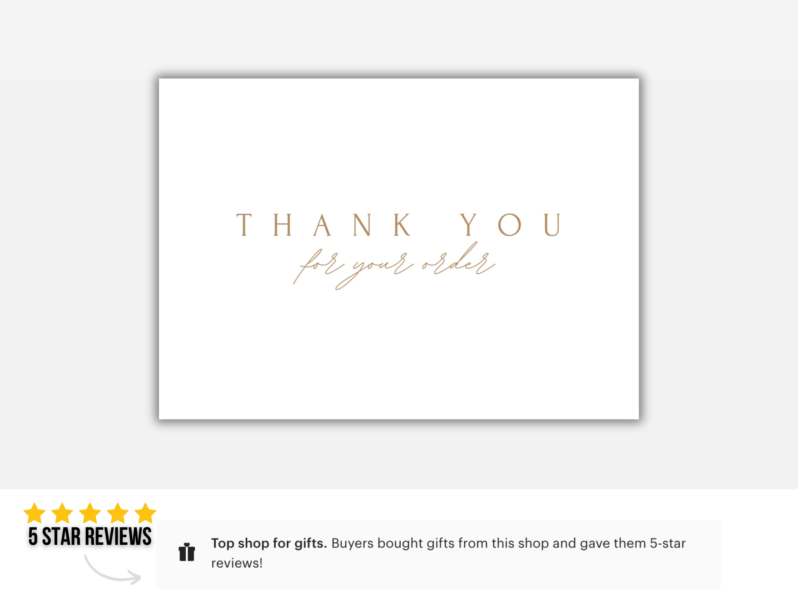 Printable Thank You Card Printable Card Digital Download Instant ...
