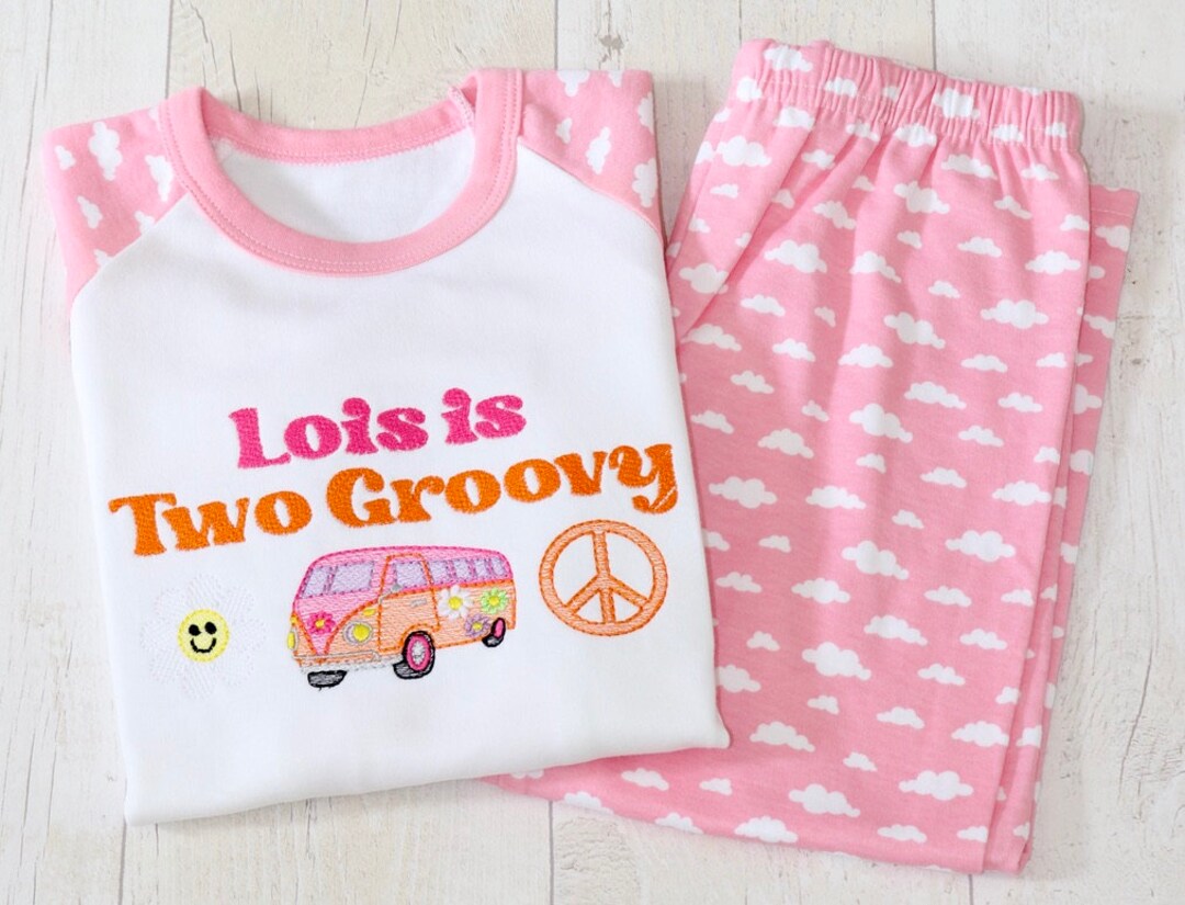Hippie Chick Birthday Set | Personalised Pink Set | Wild Child ...