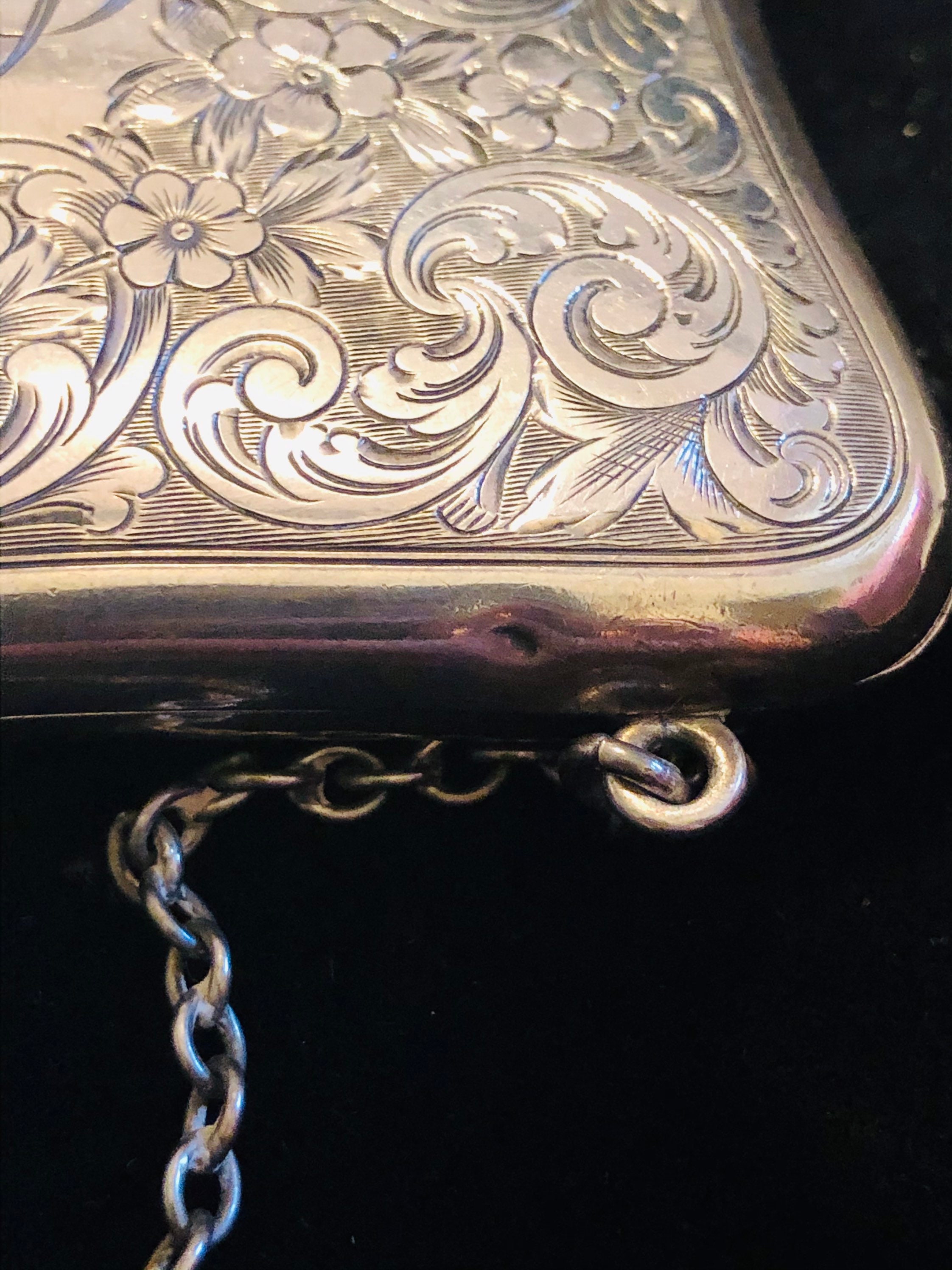 Monedero/monedero para mujer con monograma de plata esterlina - Etsy España