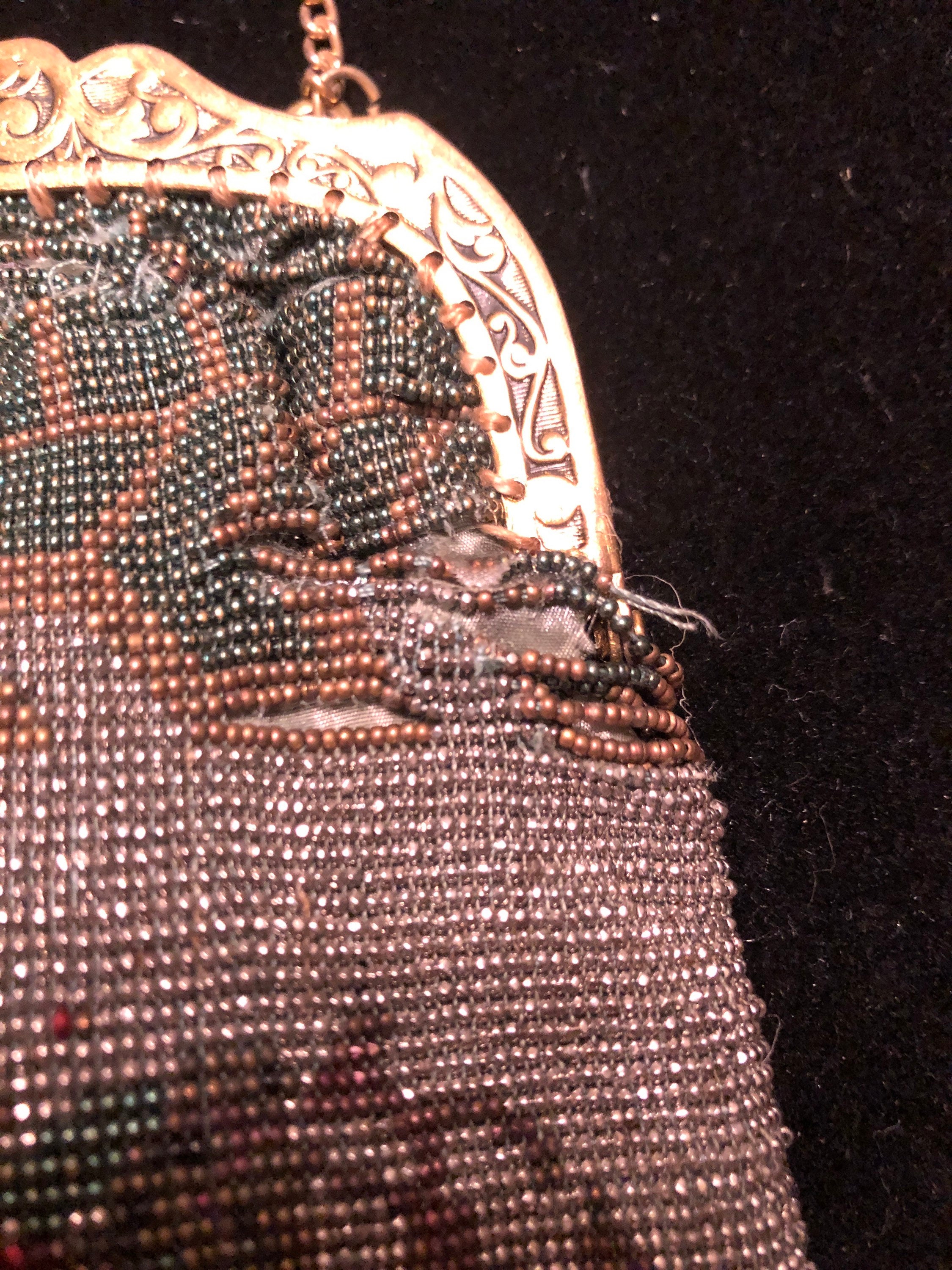 1920’s Rose Beaded Flapper Bag - Etsy