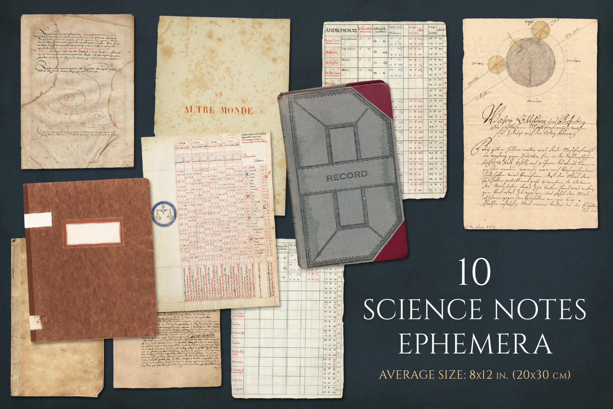 120 Vintage Celestial Ephemera Printable Zodiac and - Etsy