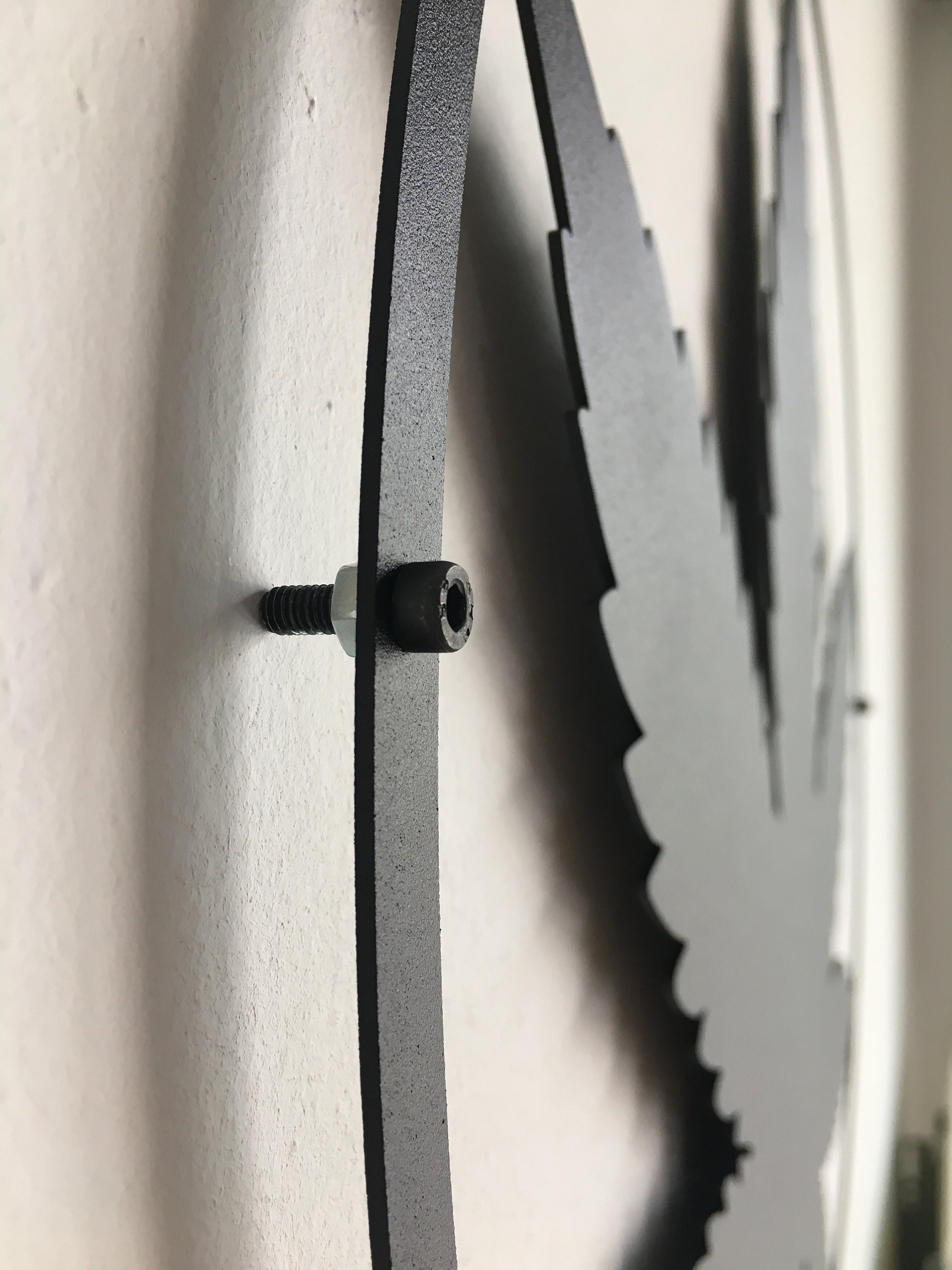 Marijuana Weed Leaf Metal Art Decor Metal Leaf Wall Art | Etsy