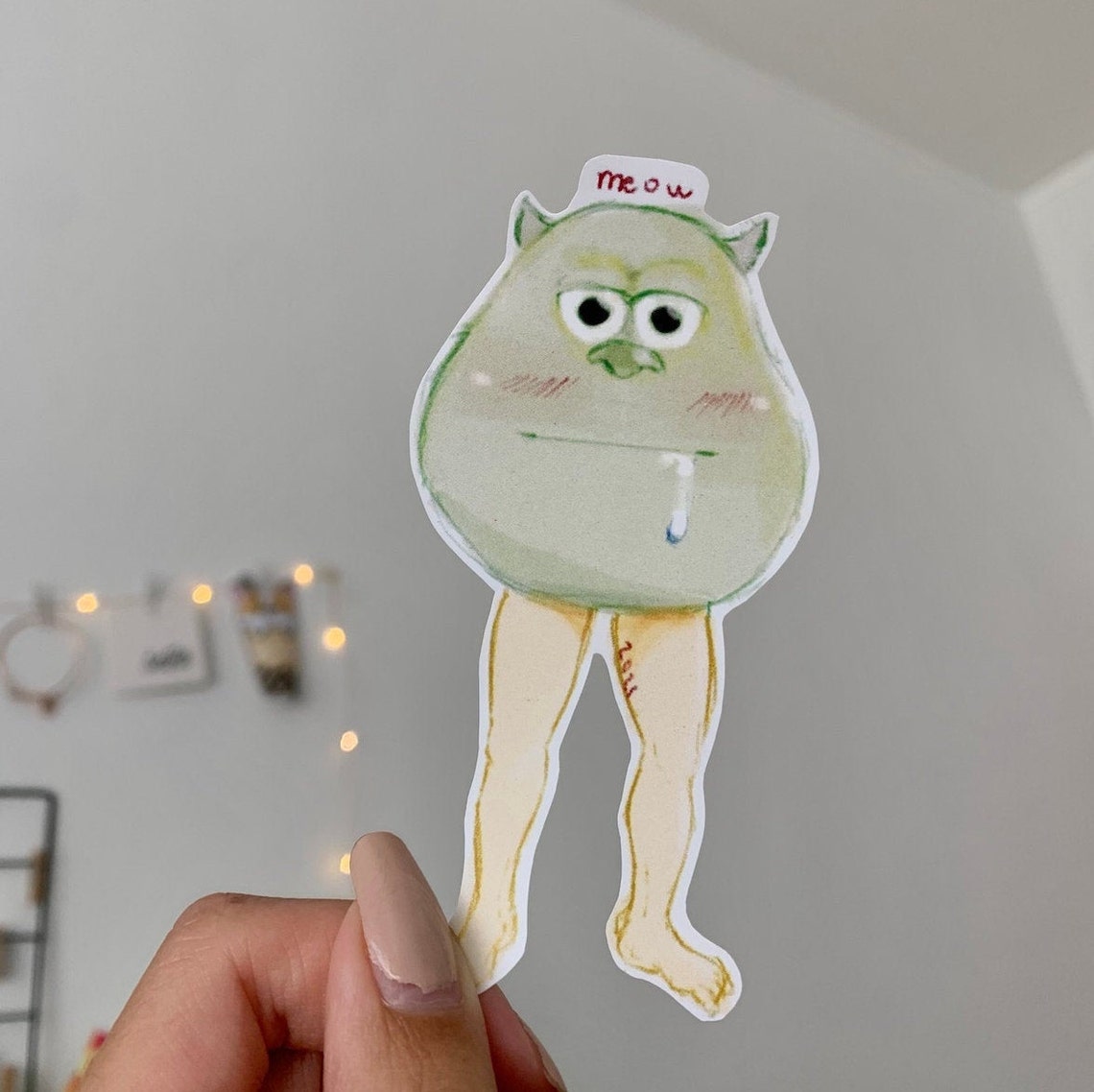 Mike Wazowski Meme but Buff w/ drool | Etsy