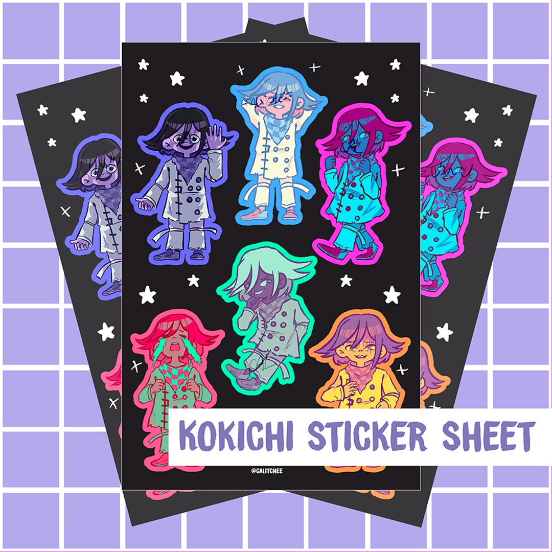 Kokichi Sticker Sheet - Etsy