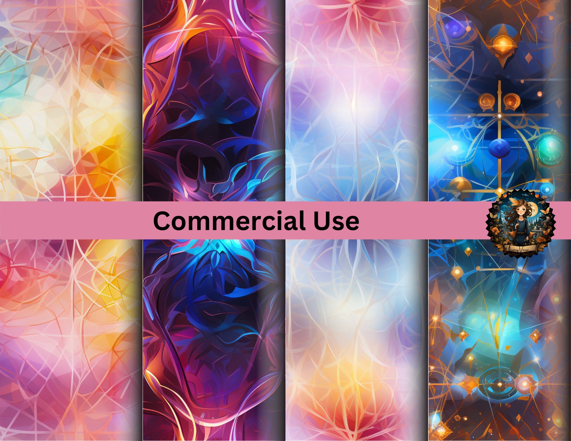 Seamless Light Codes Arcturian Metaphysical Art Light Codes Tapestry ...