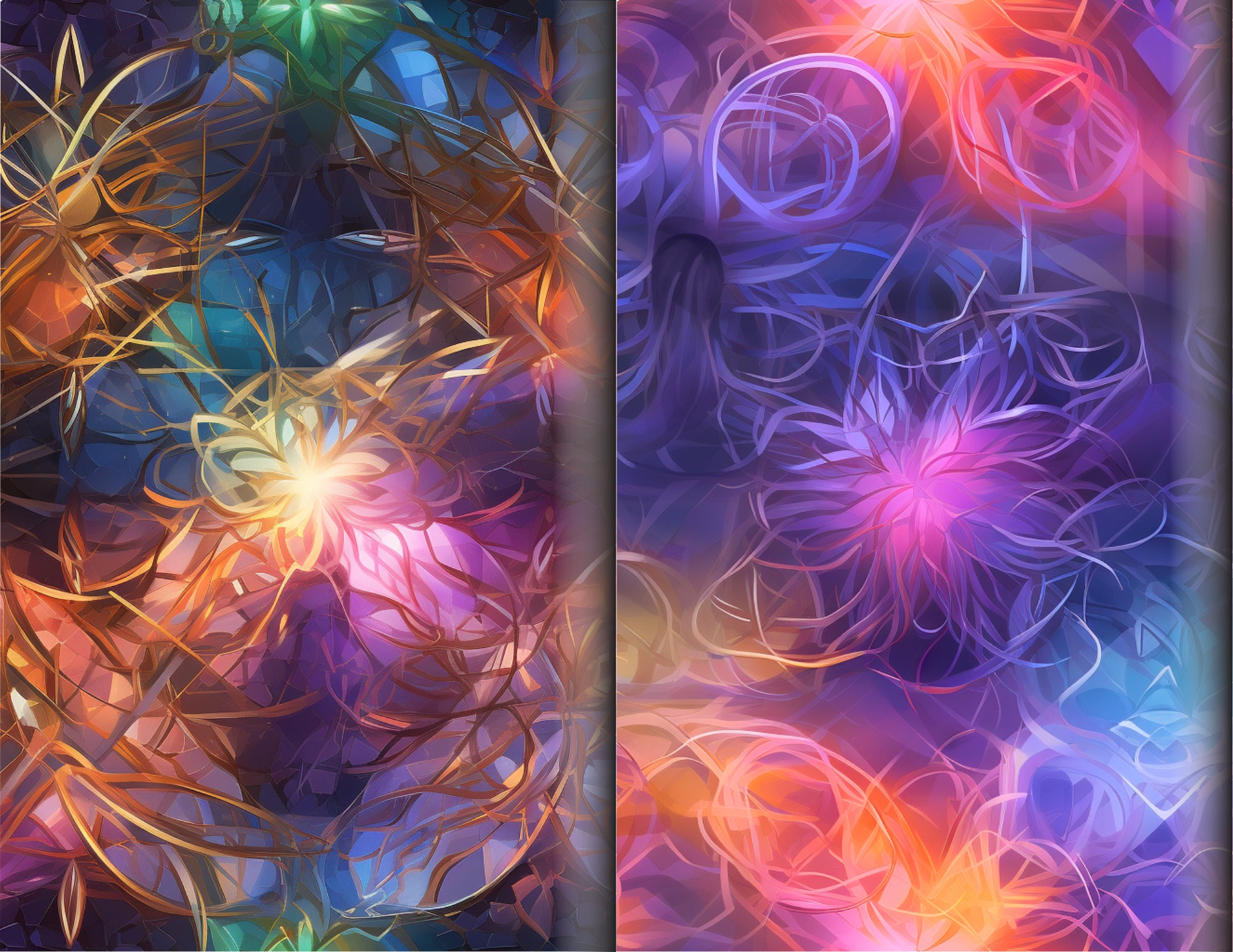 Seamless Light Codes Arcturian Metaphysical Art Light Codes Tapestry ...