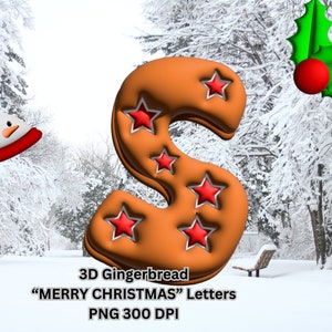 Christmas Gingerbread Clipart Bundle Adorable Cookies, Houses, 3D ...