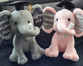Graduation Elephant - Etsy UK
